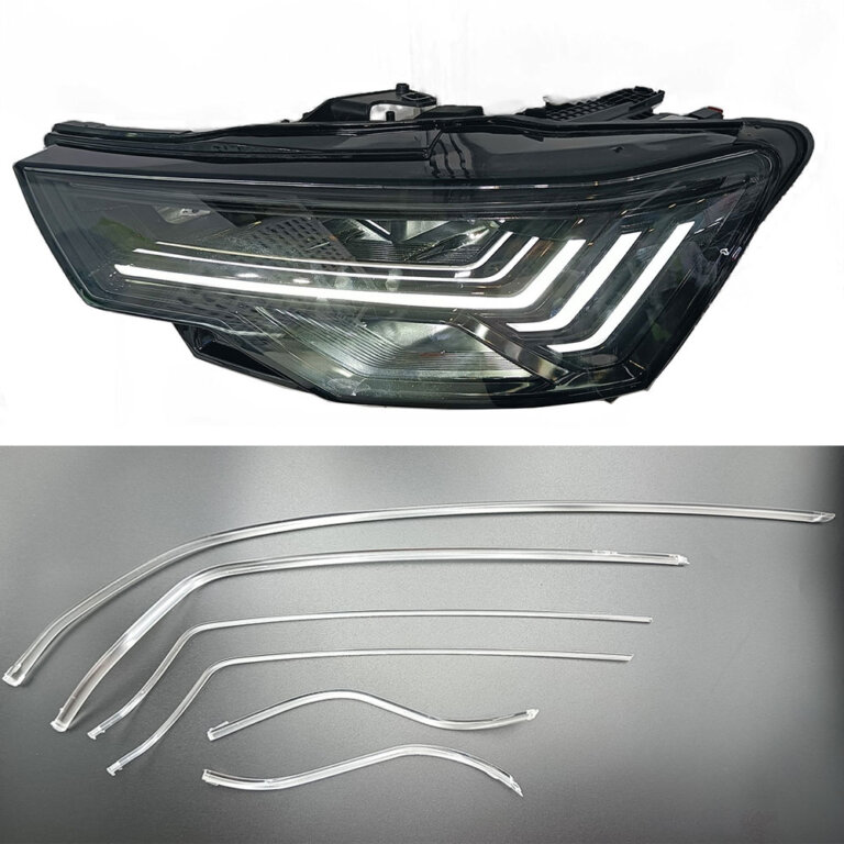 Audi A6 C8 HD matrix headlight daytime running light DRL tube light ...