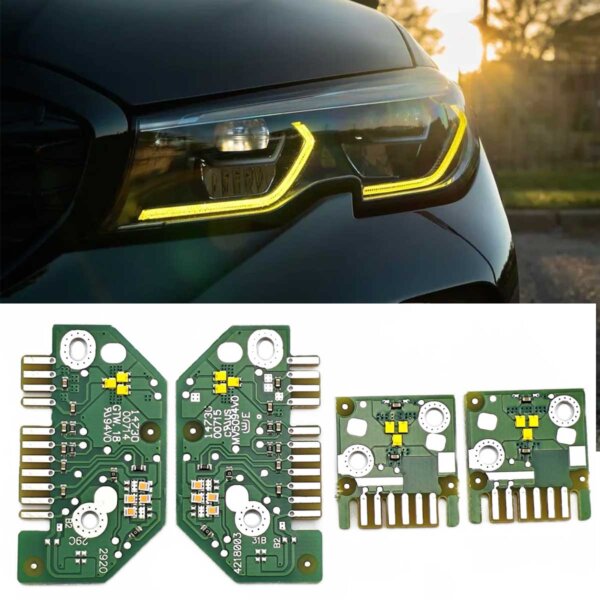BMW 3 series G20 G21 G28 CSL yellow daytime running light DRL