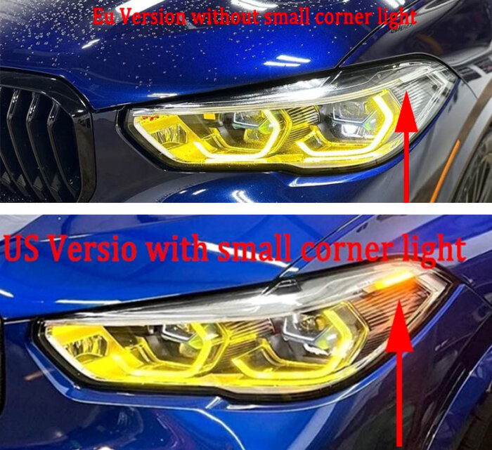 BMW X5 X6 G05 G06 F95 X5M F96 X6M CSL yellow DRL module daytime running ...