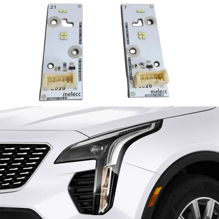 Cadillac XT4 tube DRL strip daytime running light guide circle